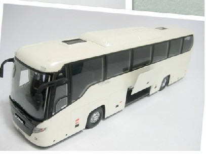 Second-Hand White Die-Cast Tour Bus Model [NB8T243] : EZBUSTOYS.COM